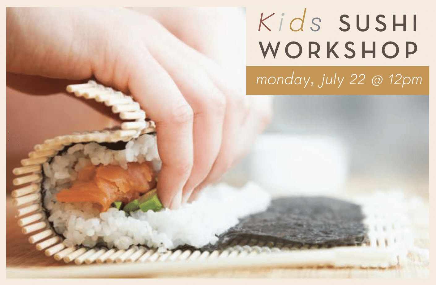 Kids Sushi Making Workshop